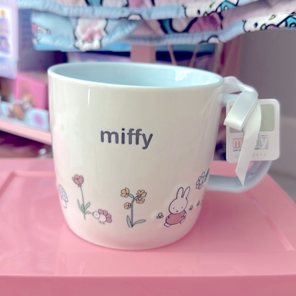 miffy | Dining | Miffy By Magenta Bunny Rabbit Blue And White Figural ...